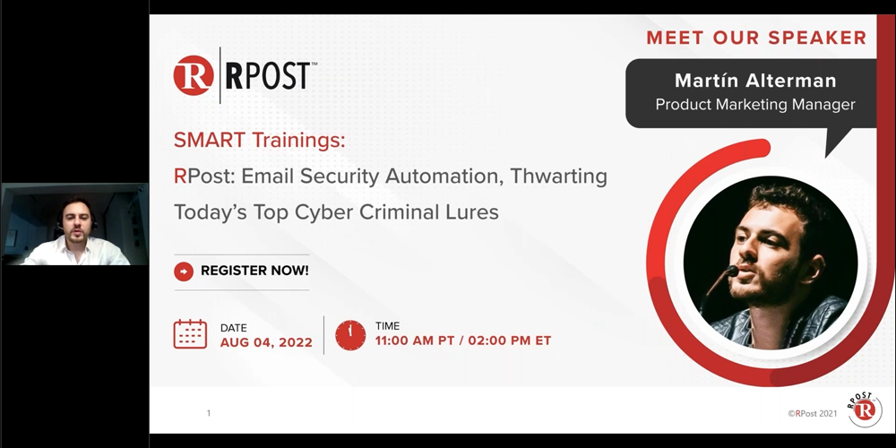 RPost: Email Security Automation, Thwarting Today’s Top Cyber Criminal ...